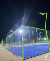 China Professional Padel Tennis Court 20m x 10m with 12mm Tempered Glass for Outdoor Sports for sale