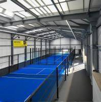 China Customizable Padel Tennis Court Tent 20m x 10m CE Certified PVC-Coated Polyester Galvanized Steel Frame for sale