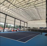 China Customizable Padel Tennis Court Tent 20m x 10m CE Certified PVC-Coated Polyester Galvanized Steel Frame for sale