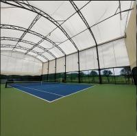 China Portable Windproof Padel Court Tent 20m x 10m with 304 Stainless Steel CE Approved for sale