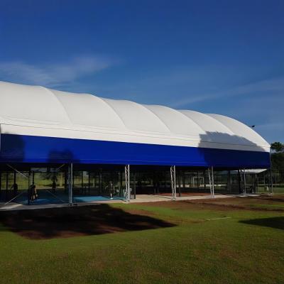 China Customizable Eco-Friendly Padel Court Tent 850g/m² PVC Windproof 120km/h CE EN Certified Indoor Outdoor for sale