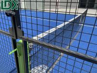 China Green Padel Court Tent 20m x 10m with 12mm Tempered Glass - CE/EN Certified Storm-Proof Structure for sale