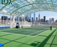 China Modifiable Eco-Friendly Padel Court Cover CE EN Approved Rainproof 20m x 10m for sale