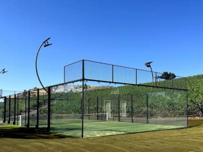 China LKD Professional Padel Court System 20m x 10m with 12mm Tempered Glass ISO 9001 Certified for sale