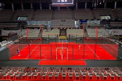 China LKD Multi-Sport Padel Court 20m x 10m FIP Tournament Ready Custom Sizes Available for sale