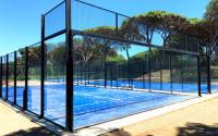 China LKD Pre-Fabricated Padel Court with 12mm Tempered Glass & 4.0mm Steel Mesh - 20x10m Professional Sports Facility for sale