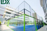 China Outdoor Championship Pro Padel Court 20m x 10m with 12mm Tempered Glass and Steel Mesh for Sports Facilities for sale