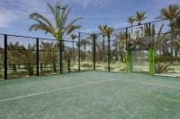 China Hot Dip Galvanized Padel Court 20x10m with 12mm Tempered Glass and Steel Mesh for sale