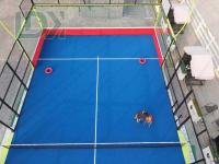 China LDK Multi-Colored Padel Turf 12mm Pile Height 6500 Dtex Easy Maintenance for sale