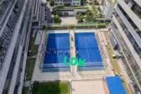China 360° Panoramic Padel Court with 12mm Tempered Glass and 20x10m Field Size for Professional Sports Facilities for sale