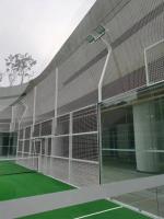 China Long Lasting 360 Degree View Padel Tennis Court 20m x 10m with 12mm Tempered Glass for sale