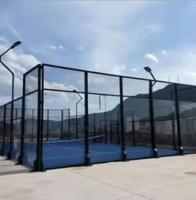 China Classic Padel Tennis Court 20m x 10m with 12mm Tempered Glass from China Supplier for sale