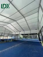 China Super Strong Enclosed Padel Court 20x10m with Weather-Resistant Roof & Level 13 Typhoon Wind Resistance for sale