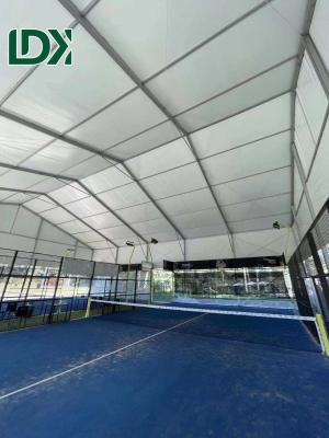 China Super Strong Enclosed Padel Court 20x10m with Weather-Resistant Roof & Level 13 Typhoon Wind Resistance for sale
