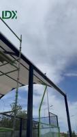 China High Durability Covered Padel Court 20×10m with Level 13 Typhoon Resistance - Galvanized Steel Structure for sale