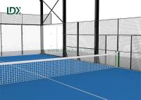 China LDK2019-3 Custom Retractable Sport Roof Electric Padel Tennis Court - 20x10m with 12mm Tempered Glass for sale