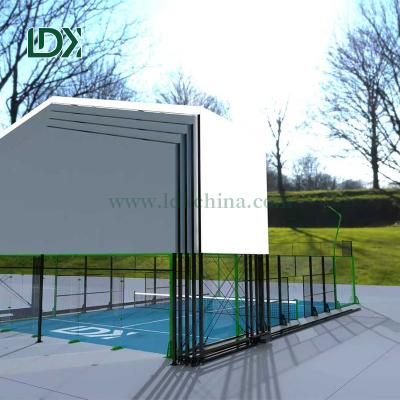 China Outdoor Heavy Duty A Frame Tent PVC PVDF Cover for Padel Courts 20m x 10m for sale
