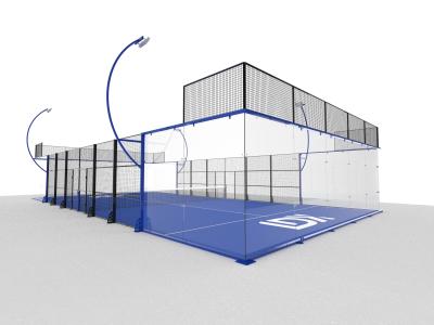 China Contemporary Indoor Padel Tennis Court 20m x 10m Customizable CE Certified for sale