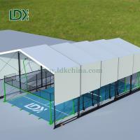 China High-Strength Metal Roof for Padel Court Outdoor Protection 20m x 10m for sale