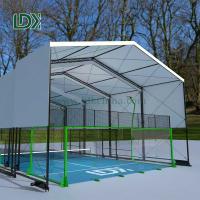 China Heavy Duty Padel Court Roof Steel Structure Outdoor 20m x 10m Customizable CE ISO9001 for sale