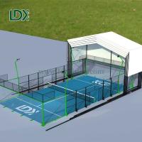 China Heavy Duty Padel Court Roof Steel Structure Outdoor 20m x 10m Customizable CE ISO9001 for sale