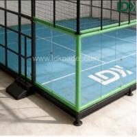 China Portable Padel Court 20x10m Modular Panoramic Outdoor Easy Installation Tempered Glass 12mm for sale