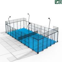 China Classic Padel Court System 20m x 10m Outdoor Padel Tennis Court with 12mm Tempered Glass for Clubs for sale