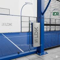 China Panorama Padel Court 20m x 10m Tempered Glass Steel Structure for Clubs for sale