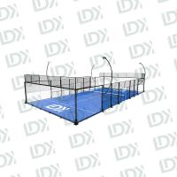 China Custom Outdoor Panoramic Padel Court for Schools, Universities and Sports Facilities for sale