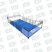 China Custom Outdoor Panoramic Padel Court for Schools, Universities and Sports Facilities for sale