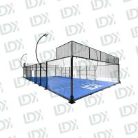 China Custom Outdoor Panoramic Padel Court for Schools, Universities and Sports Facilities for sale