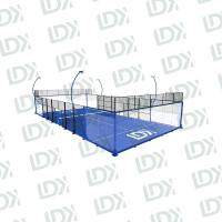 China Custom Outdoor Panoramic Padel Court for Schools, Universities and Sports Facilities for sale