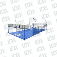 China Custom Outdoor Panoramic Padel Court for Schools, Universities and Sports Facilities for sale
