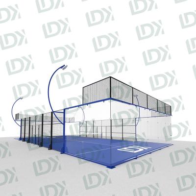 China Premium 360° Panoramic Glass Padel Court for Sports Clubs & Commercial Facilities for sale