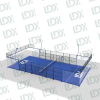 China Premium 360° Panoramic Glass Padel Court for Sports Clubs & Commercial Facilities for sale