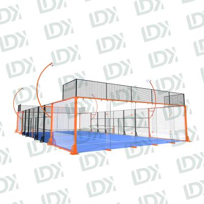 China Professional 360° Panoramic Glass Padel Tennis Court for Commercial Sports Facilities for sale