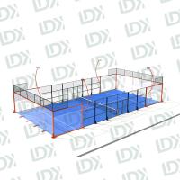 China Professional 360° Panoramic Glass Padel Tennis Court for Commercial Sports Facilities for sale