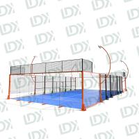 China Professional 360° Panoramic Glass Padel Tennis Court for Commercial Sports Facilities for sale