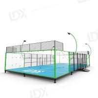 China Panoramic Padel Tennis Court with Foundation | Professional Outdoor & Indoor Padel Court Manufacturer for sale