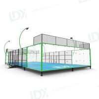 China Panoramic Padel Tennis Court with Foundation | Professional Outdoor & Indoor Padel Court Manufacturer for sale