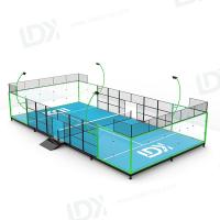 China Panoramic Padel Tennis Court with Foundation | Professional Outdoor & Indoor Padel Court Manufacturer for sale