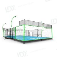 China Panoramic Padel Tennis Court with Foundation | Professional Outdoor & Indoor Padel Court Manufacturer for sale