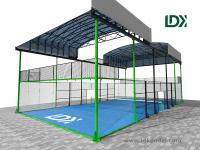 China Custom Panoramic Padel Tennis Court Supplier | Premium Indoor & Outdoor Court Systems for sale