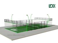 China Professional Panoramic Padel Court | 360° Glass Enclosure, Indoor/Outdoor Universal Design for sale