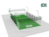 China Professional Panoramic Padel Court | 360° Glass Enclosure, Indoor/Outdoor Universal Design for sale