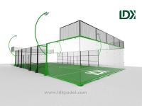 China Professional Panoramic Padel Court | 360° Glass Enclosure, Indoor/Outdoor Universal Design for sale