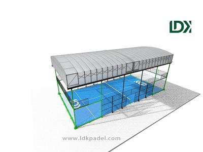 China Outdoor Indoor Padel Tennis Court Manufacturer | Customizable Panoramic Padel Court Solutions for sale