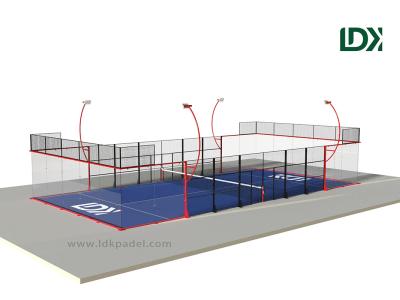 China Premium 360° Panoramic Padel Court Manufacturer for Clubs, Resorts & Commercial Projects for sale