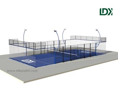 China Professional Outdoor Panoramic Padel Court for Schools, Universities & Sports Centers for sale
