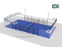 China Professional Outdoor Panoramic Padel Court for Schools, Universities & Sports Centers for sale